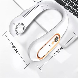 Solisca Rechargeable Neckband Fan-Ideal For Outdoors And Indoor ...
