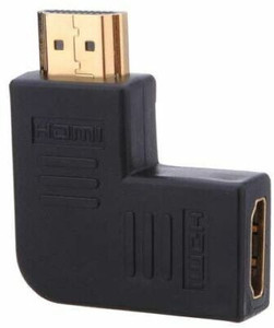 ASTOUND HDMI Adapter (Male to Female) - 90 Degree - Vertical Flat HDMI ...