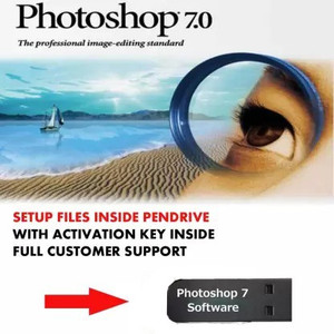 avtrons Adobe Photoshop 7 Software Setup file in Pendrive & Full ...