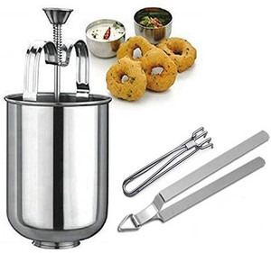 Red Champion Medu Vada Maker with Stand with Steel Tar Pakkad And Roti ...