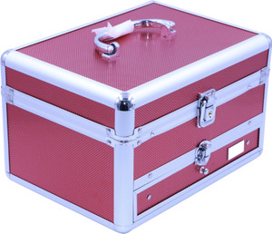 Bridal Professional Hard Sided Aluminum Metal Beauty Makeup Cosmetics ...