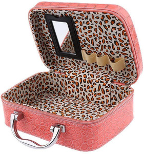 dreamenterprise Toiletry Box with Compact Magnifying Mirror for Travel ...