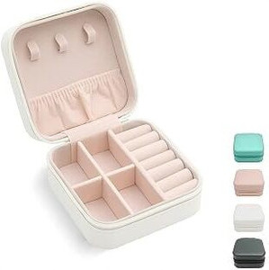 XieXie Mini Jewelry Storage Organizer Portable Storage Box For Rings ...