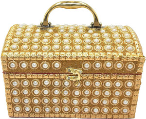 Singaar Multipurpose Pearl Made Travel Antique Palki Makeup, Bangle Box ...