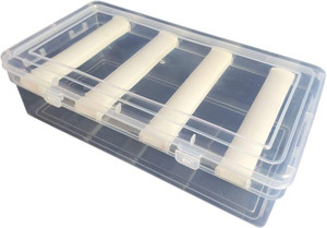 CRYSTALGLASS Plastic bangle box, Storage Organizer for Bangles, Chudi ...