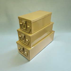 JAYCO Stainless Steel Storage Organizer Boxes - Set of 3 pcs: 8"-10"-12 ...