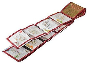 Srajanaa Transparent Bindi Organizer Folding Pouch Can hold 16 Packets ...