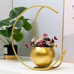 Appraise Home Impex Moon Shaped Vase Iron Vase Price in India - Buy ...