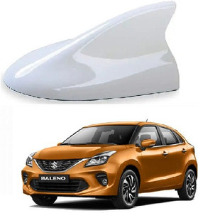 carsonia White Car Shark Fin Signal (AM/FM) Receiver Antenna for BALENO ...