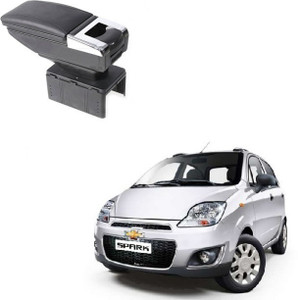 BHH Car Armrest with Glass Holder & Ash Tray Black & Chrome for Maruti ...