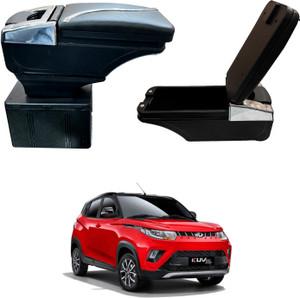 Oshotto PU Leather AR-02 Car Armrest Console Box For KUV-100 Black Car ...