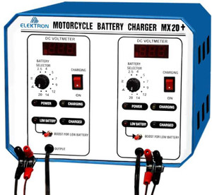 ELEKTRON'S Automatic Battery Charger for 2wheeler VRLA Batteries Model ...