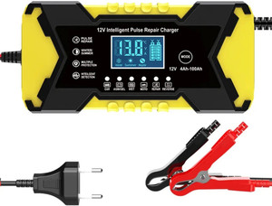 purvish 12V 10A Car Battery Charger with Smart Charging & Overcharge ...