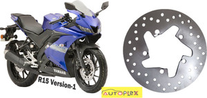 AUTOPLEX Rear Brake Disc Plate Compatible For R15 Version-1(V1) (REAR ...