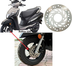 AUTOPLEX Front Wheel Brake Disc Plate Compatible For Activa 125 (FRONT ...
