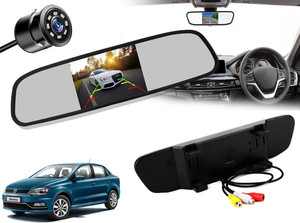 AUTO PEARL 4.3" LCD Mirror Mount Camera Monitor With 8 LED Night Vision ...