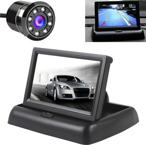 Otoroys 4.3 inch rear view full HD foldable dashboard screen with 8 LED ...