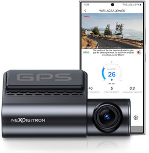 NEXDIGITRON ACE2 DashCam,GPS Logger,Real 2K 1440P,Voice Control,Super ...