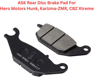 ask Hero Motors Hunk, Karizma-ZMR, CBZ Xtreme Rear Disc Brake Pads ...