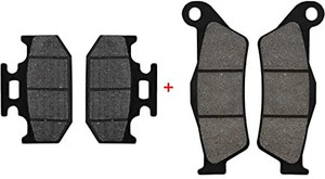 LAKSHAY Combo Brake Disc Pad Set Compatible For Yamaha FZ/FZ 250 & R15 ...