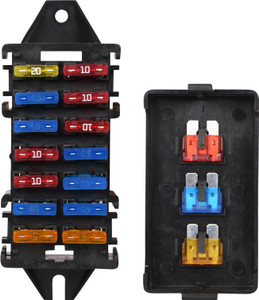 AES Jcb Fuse Box New Model Heavy Duty With Blade Fuses 5A 10A 15A 20A ...