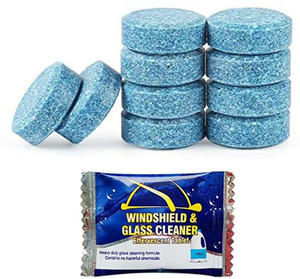 olwick Glass Washer Solid Concentrated Effervescent Tablets for Car ...