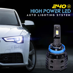 Enew Car 240W LED Headlight Bulbs (Set of 2)- Foggy Nights, Waterproof ...