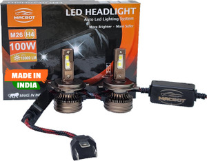 MACBOT M26-H4 High Lumen Car LED HeadLight Bulb Suitable for Highway ...