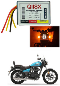 Qiisx Front, Rear Flasher Indicator Light for Royal Enfield Meteor 350 ...