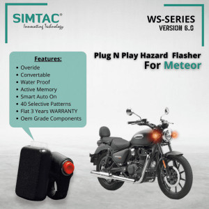 SIMTAC Front, Rear NA Indicator Light for Royal Enfield Meteor 350 ...