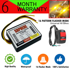 SRPHERE Front, Rear Flasher Indicator Light for Universal For Bike ...