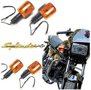 Splendor Front, Rear, Side Flasher Indicator Light for Hero Splendor ...