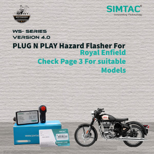 Moto Modz Front Flasher Indicator Light for Royal Enfield Interceptor ...