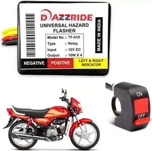 DAZZRIDE Front, Rear Flasher Indicator Light for Hero HF Deluxe, HF ...