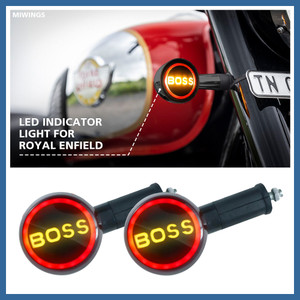 Miwings Front, Rear LED Indicator Light for Royal Enfield Classic 350 ...
