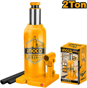 INGCO HBJ202 Hydraulic bottle jack 2Ton Vehicle Jack Price in India ...