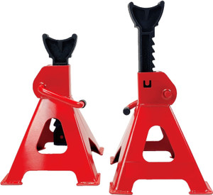aksmit Steel Car Jack Stand With Heavy Duty Self Locking Ratchet ...