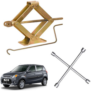 AUTO PEARL Scissor Jack & 4-Way Wheel Spanner (17x19x21x23 mm ...