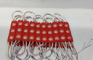 GRIP LIGHT MODULE 3 LED RED SET OF 10 Interior Light Car, Motorbike ...