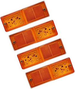Apsmotiv 24V LED amber side marker light for Bus/truck/trailer with ...
