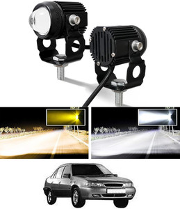 RKPSP Amber & White 2Pcs Twin Mini LED Lights High/Low Beam For Cielo ...