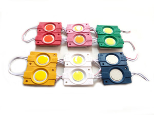 Trring (PACK OF 12) 12 Volt Led Light Dc Self Adhesive Coin Module ...