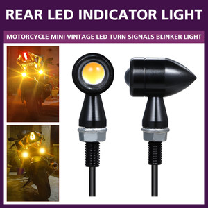 SMOXY Motorcycle Front Rear Turn Signal Lights LED Indicators Amber Cnc ...