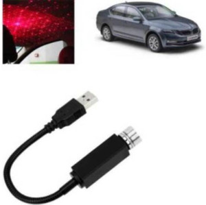 TOOLART _O64-USB star sky light 360 degree Auto rotate car interior(RED ...