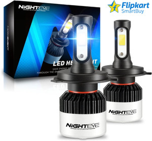 Flipkart SmartBuy Nighteye H4 Genuine 9000LM 6500K LED Bulbs Auto ...
