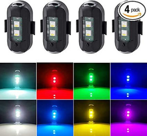 DRIVINCI Multi colours Warning Blinking Strobe Multicolor Led Light ...