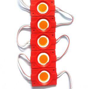 Steko 5 Pieces (RED) DC 12V 2.4 Watt Coin Module LED Light For ...