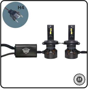 AutoPowerz H4 white color (150w) pack of 2 bulb 24 months Warranty ...