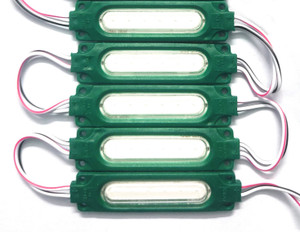 Steko Pack of 5 Pieces (GREEN) DC 12V 2 Watt Capsule Shape LED Module ...