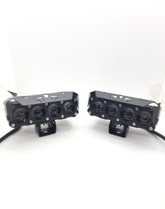 AutoPowerz 4 LED YELLOW WHITE FOG LIGHT WITH WIRE Fog Lamp Car ...